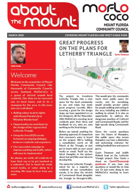 Newsletter, March 2020 – Mount Florida Community Council